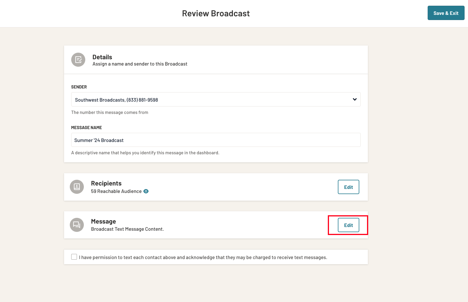 Broadcast Text Message Overview & Instructions/Guide